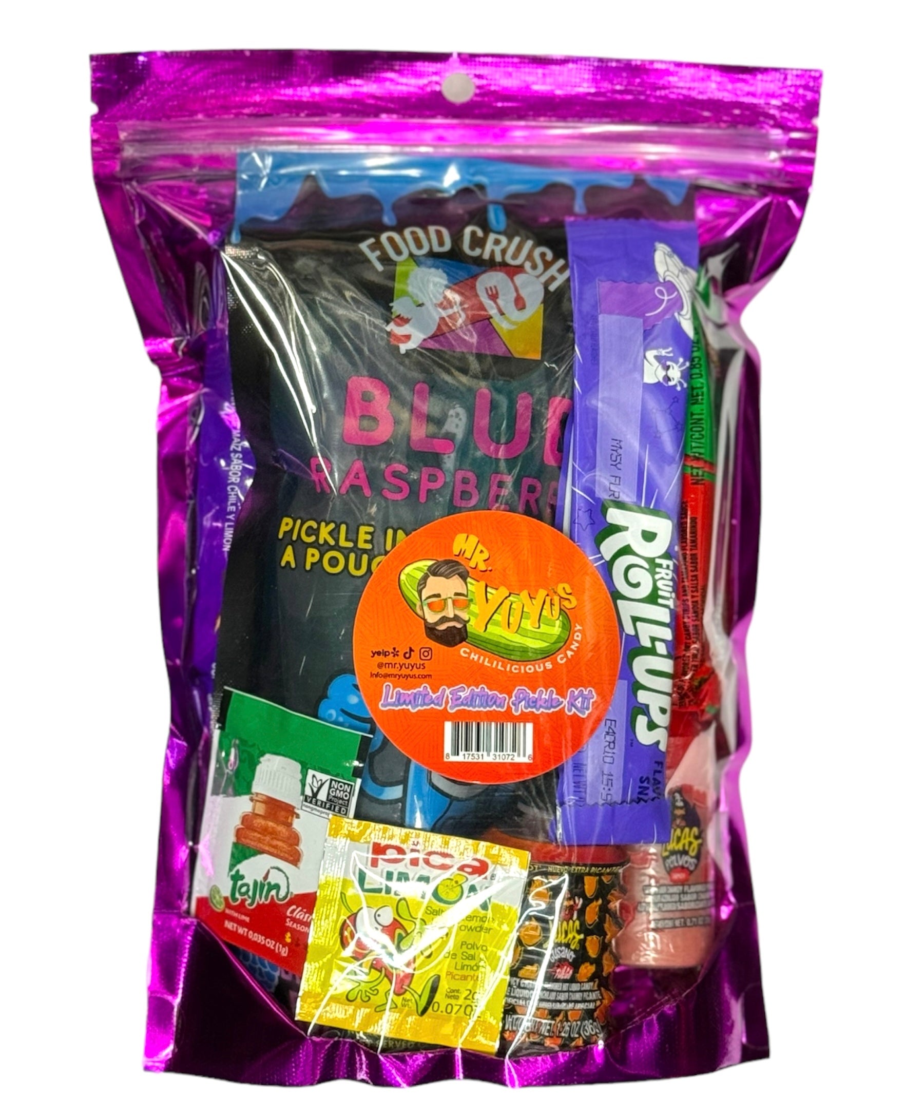 Blue Raspberry Pickle Kit *LIMITED EDITION* – Mr. YuYu's Chililicious Candy