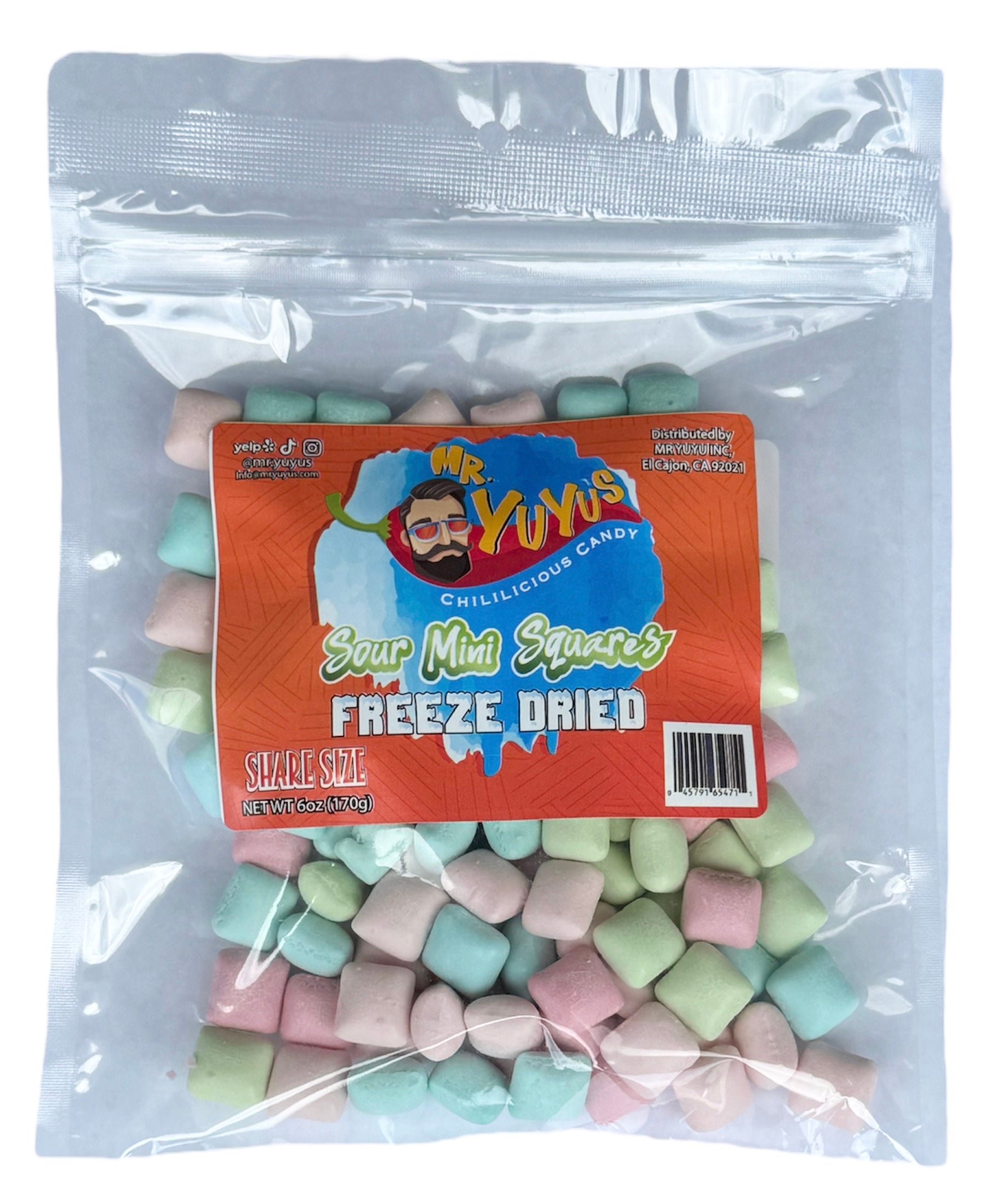 Mr. YuYu's Sour Mini Squares – Mr. YuYu's Chililicious Candy